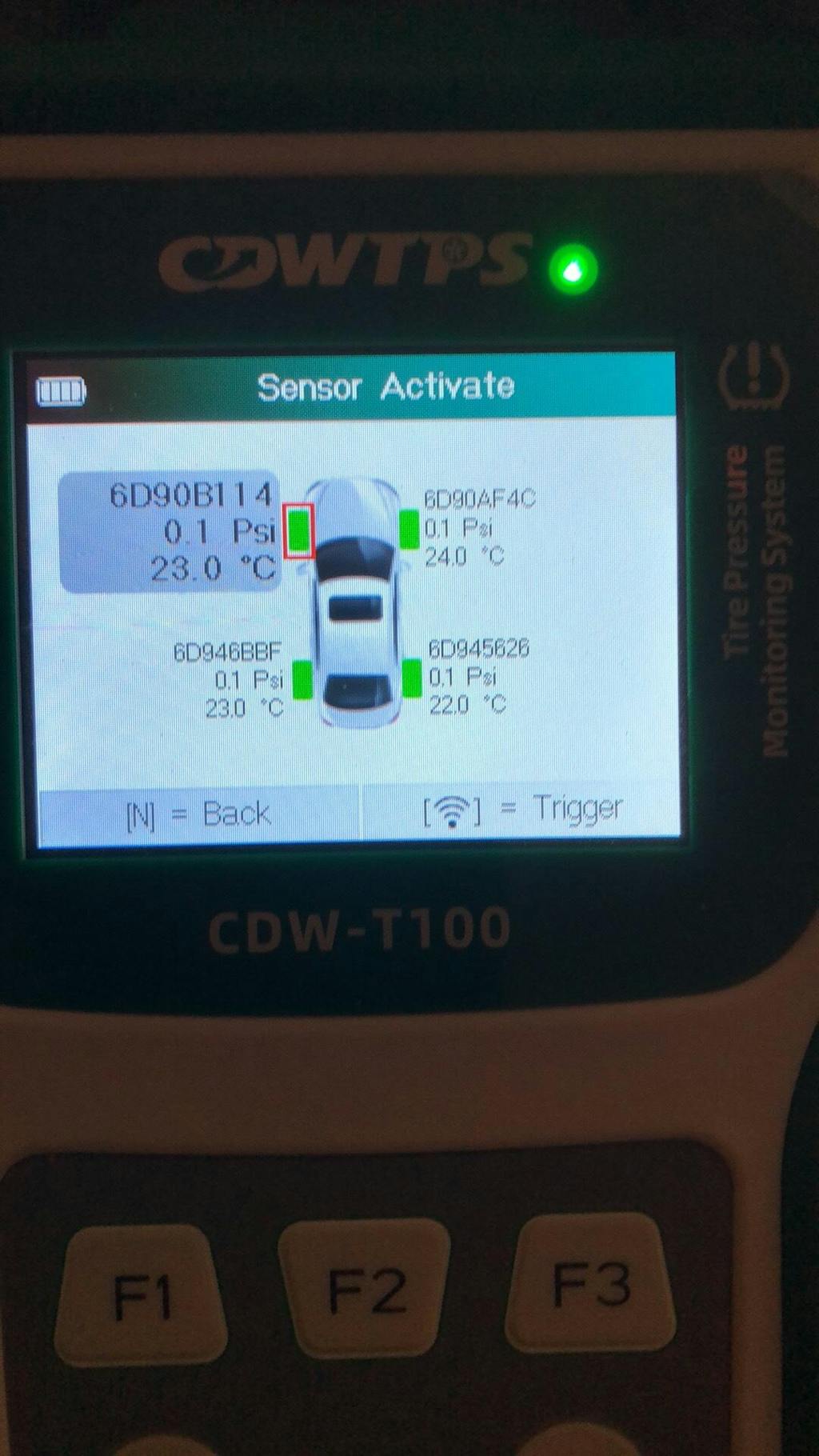 CDWTPS T100 TPMS tool, activation scan 315+433 sensors, TPMS programmi ...