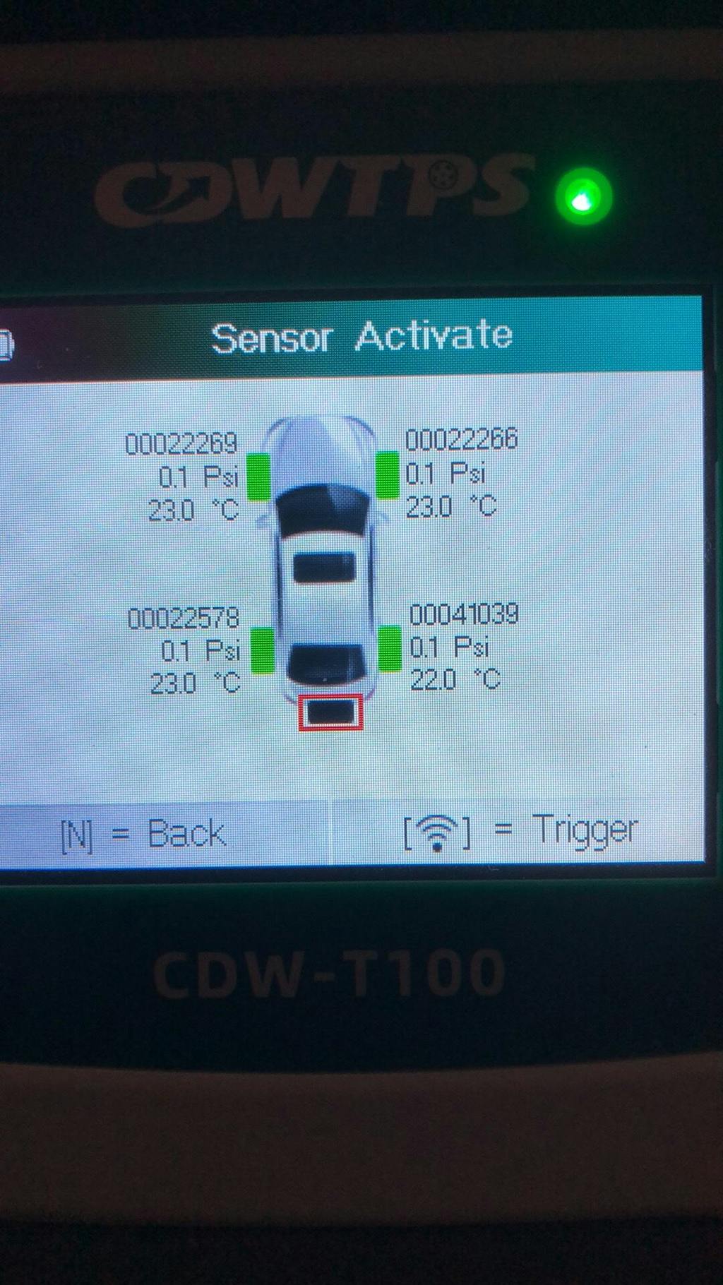 CDWTPS T100 TPMS tool, activation scan 315+433 sensors, TPMS programmi ...