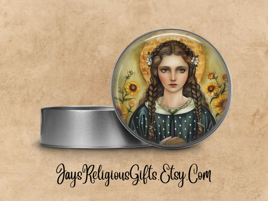 St. Abigail Digital Download | Catholic Art Print – CelestialSaintStudio