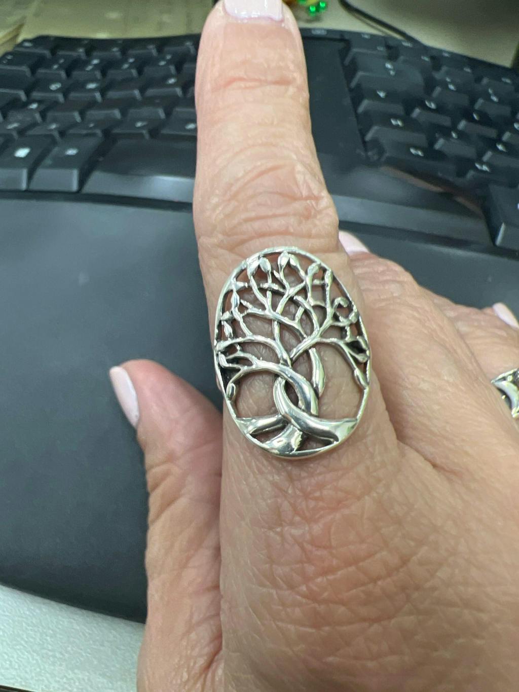 Rona Tree of Life Ring – Celtic Crystal Design Jewelry