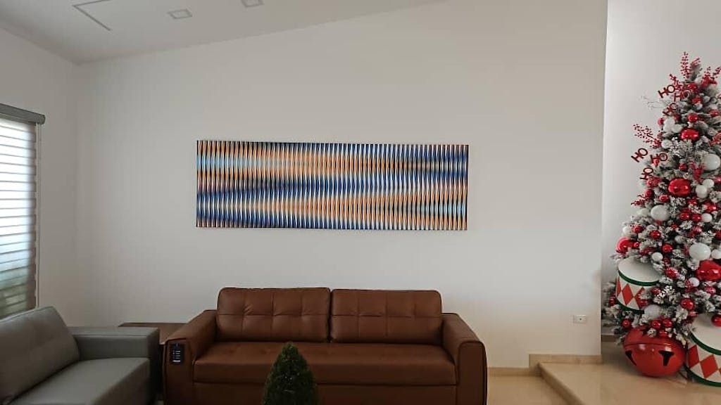 Arte mural óptico en lienzo para transformar tu decoración – Cesar ...