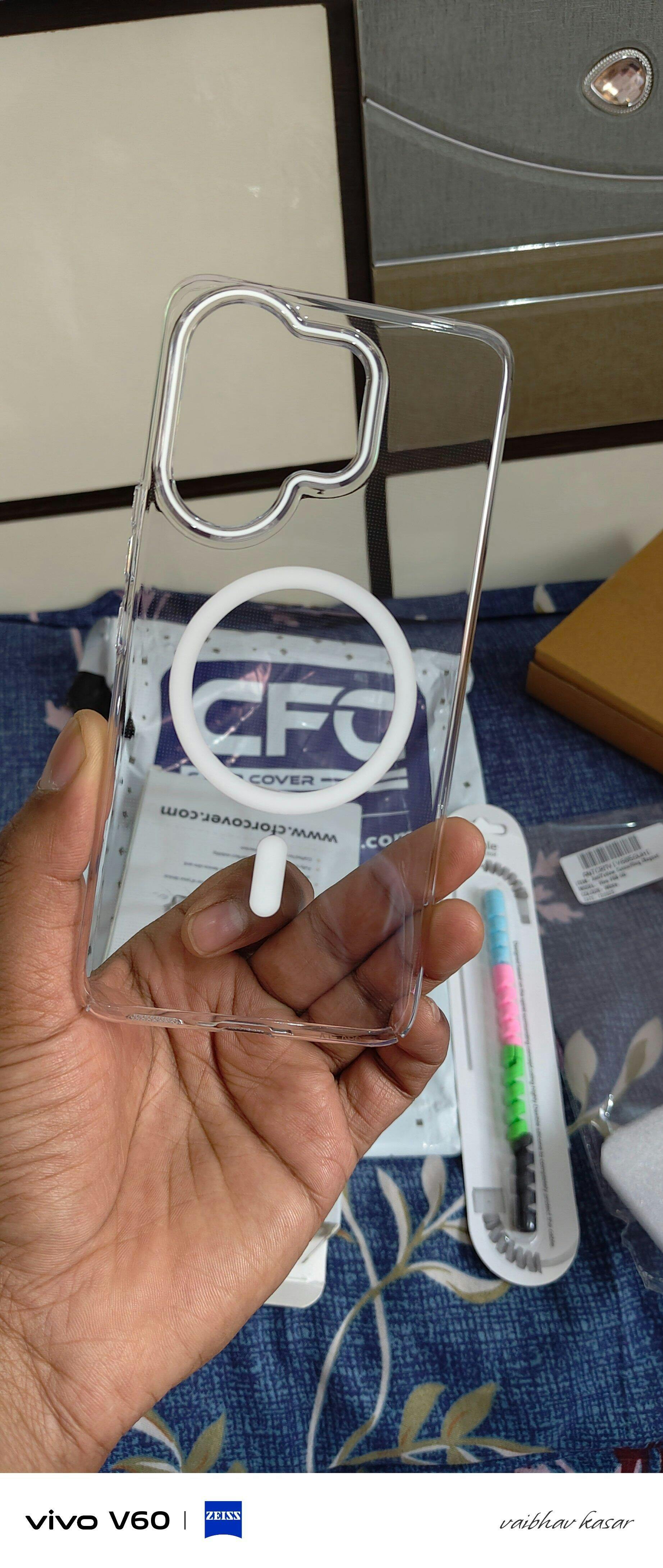 Hybrid PU Leather Matte Cover for Vivo T3 5G