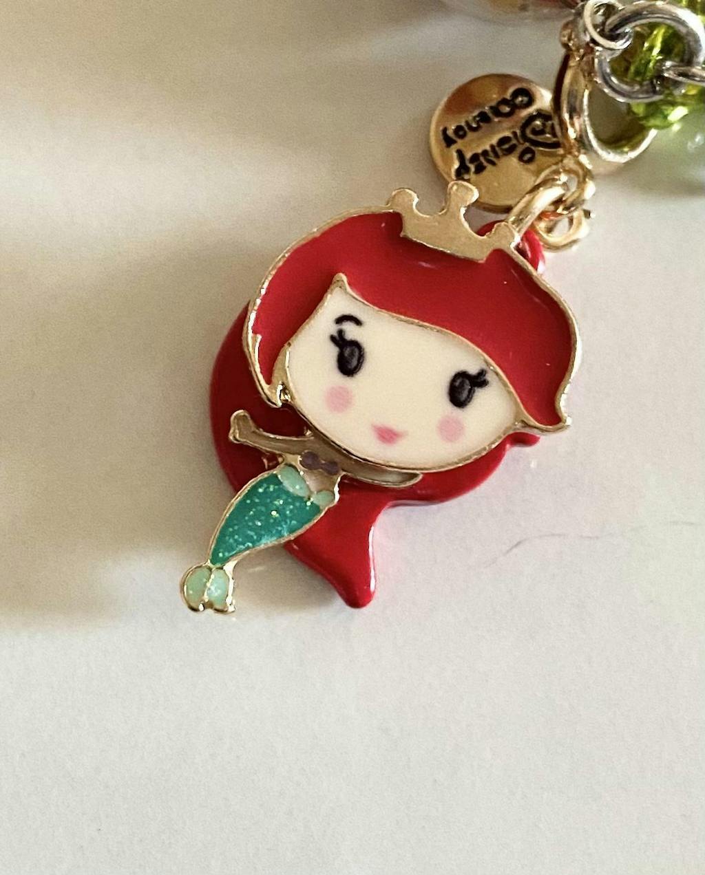 Gold Swivel Ariel Charm