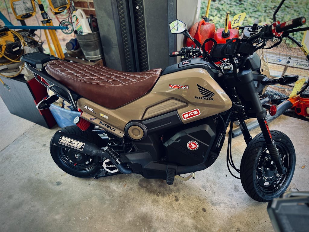 READY TO SHIP! Honda NAVI Whiskey Brown Diamond Seat Cover, Padded ...