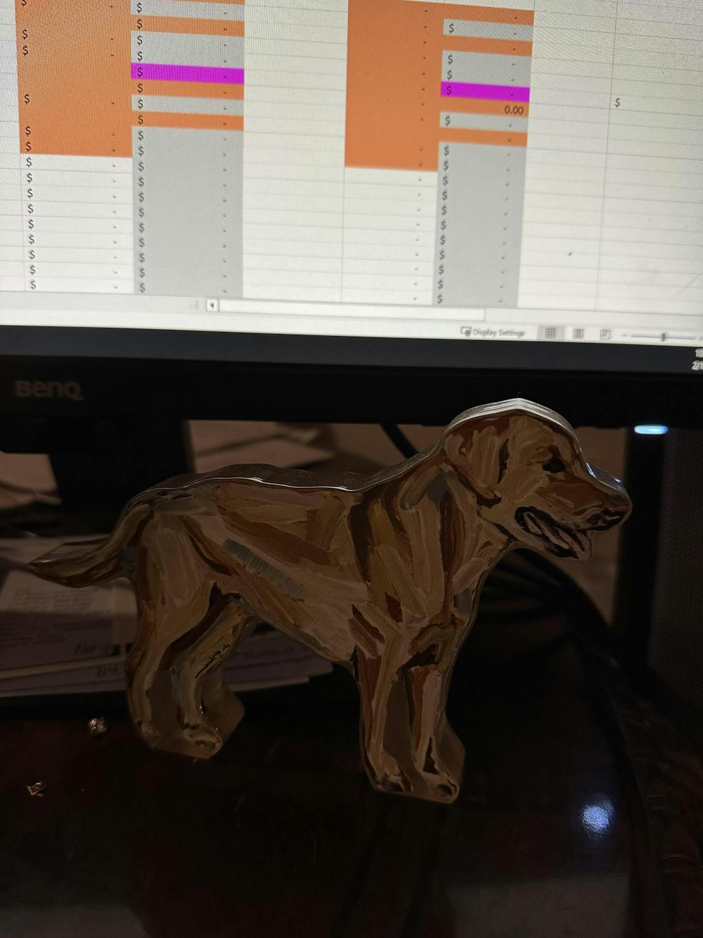 "Yellow Lab" acrylic – Chelsea McShane Art