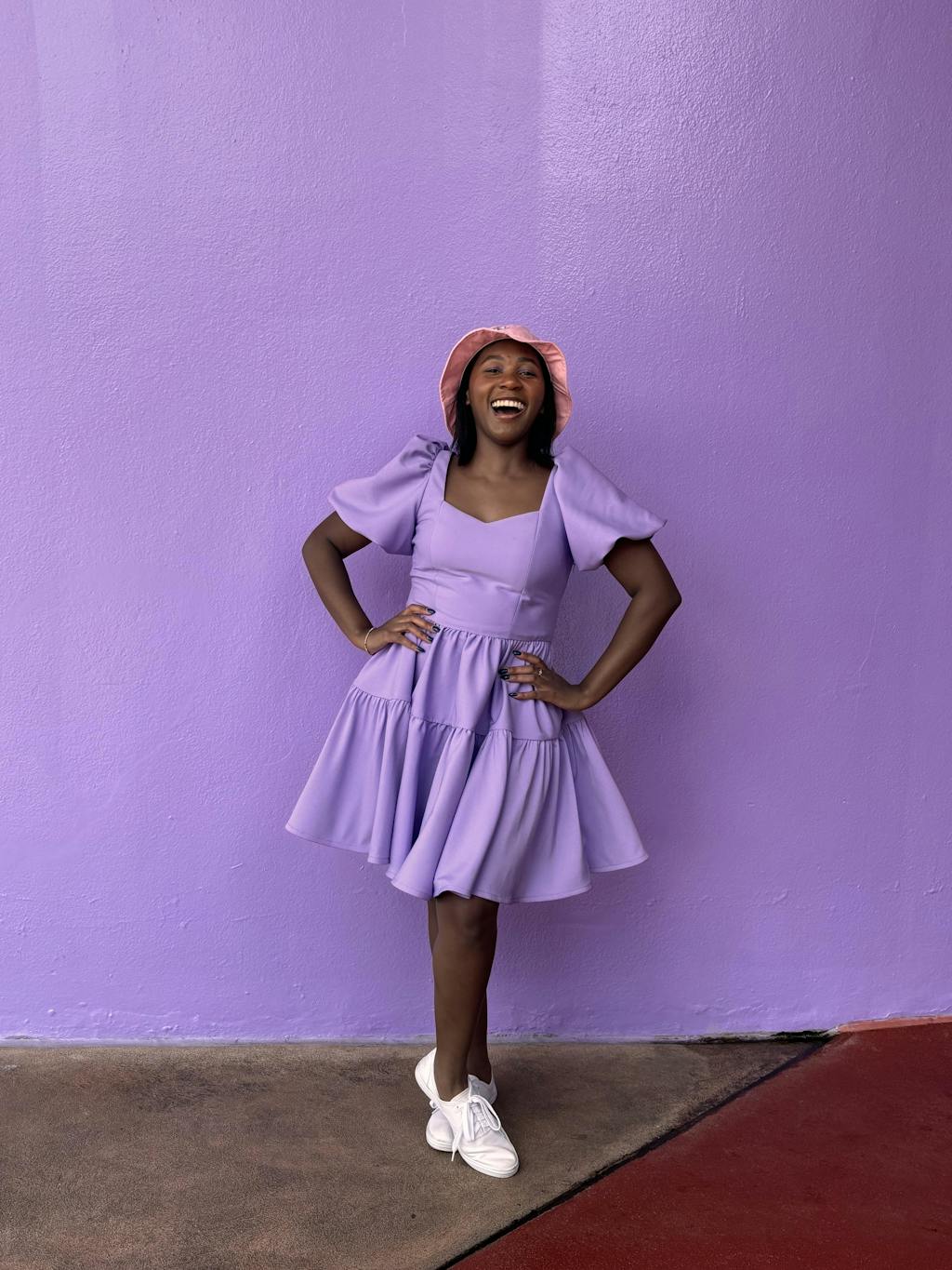 IN STOCK NOW! The Princess Puff Dress in Palace Purple – Chelsea Reece