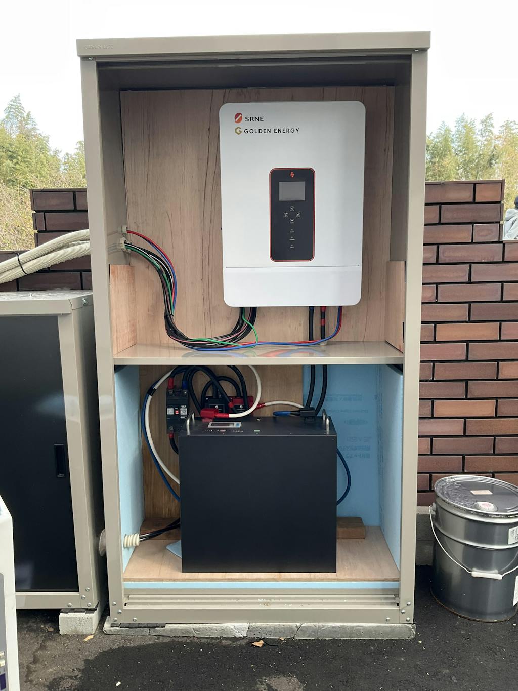 【春の節電応援セール】SRNE ハイブリッドインバーター ASP 日本語取説付き 100V/200V 単相三線 10kW/6.5kW出力 P