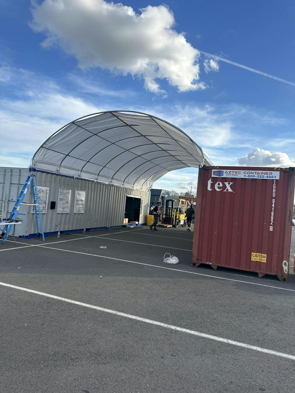 20'x40' Shipping Container Canopy Shelter – Chery Industrial