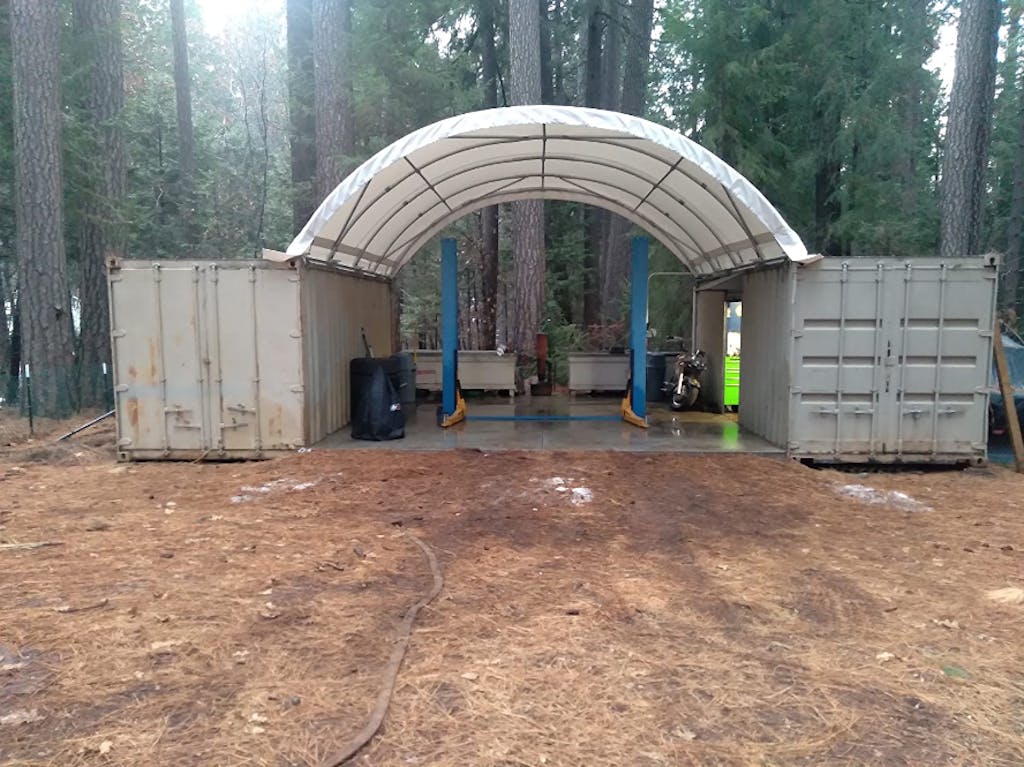 40'x40'x13' Shipping Container Canopy Shelter – Chery Industrial