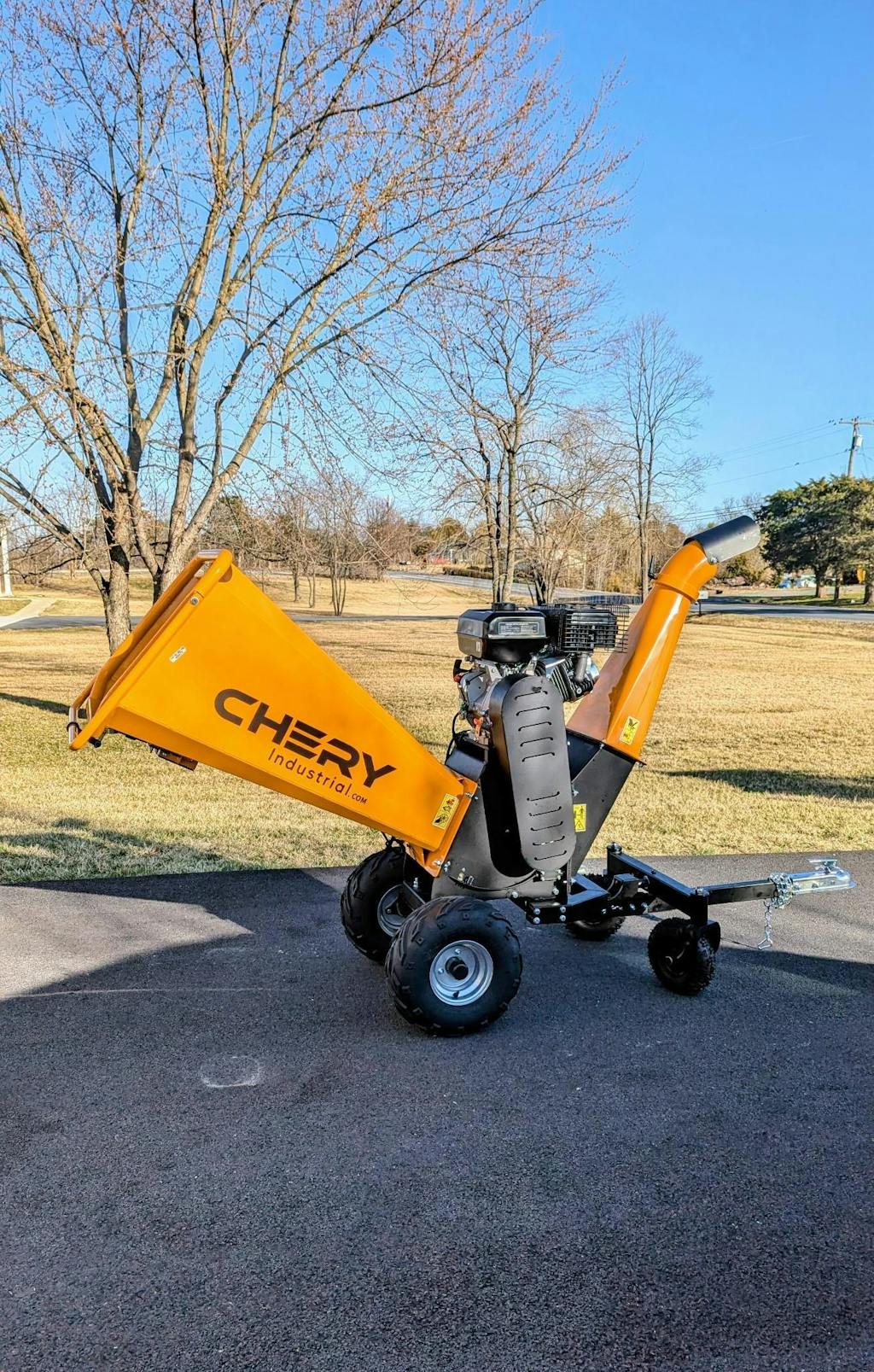 6" 15 HP 420cc Gas Powered Wood Chipper – Chery Industrial