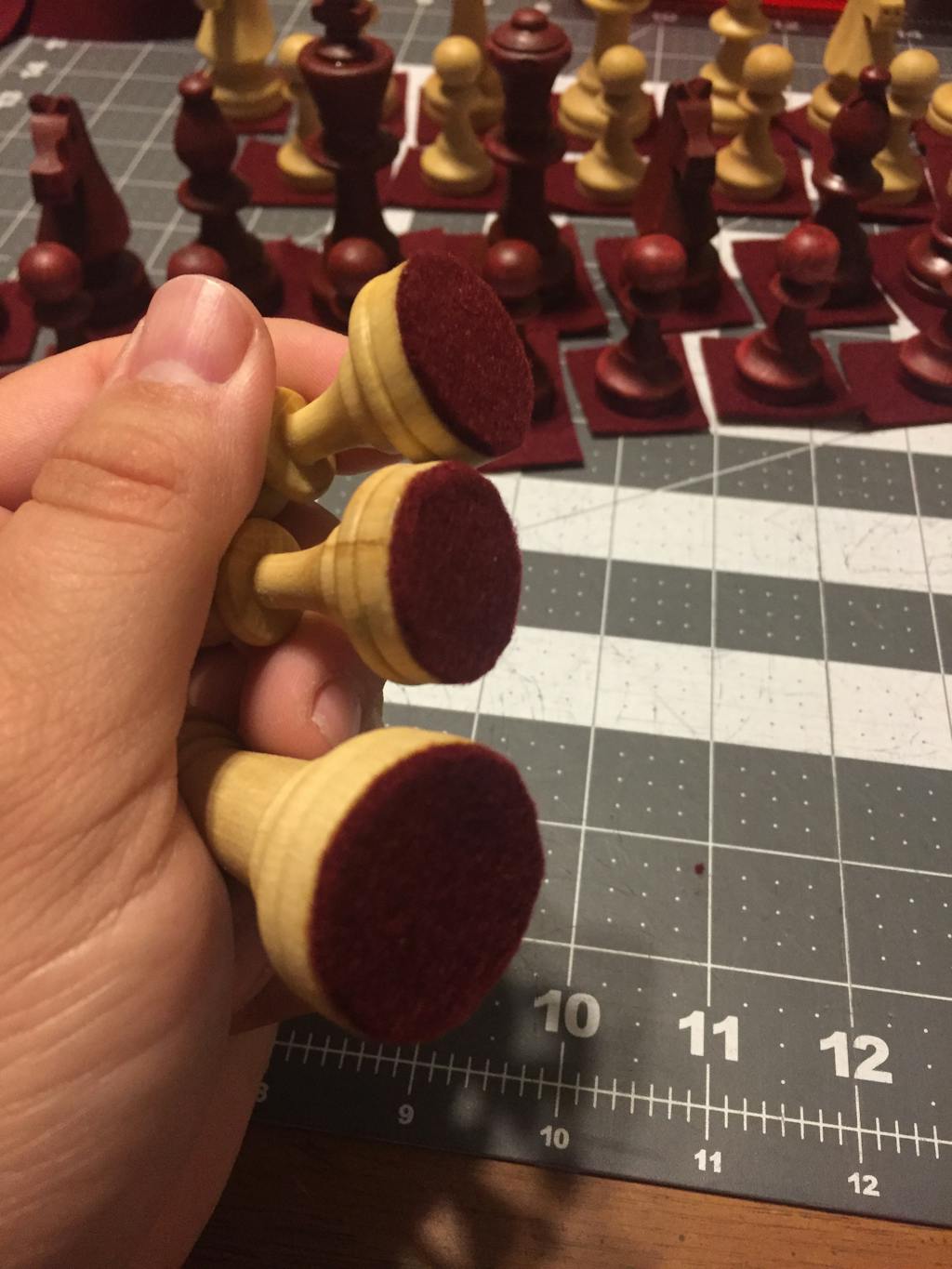 Project: Finish Ready Paintable Chess Pieces 3 5/8" #5 with Box