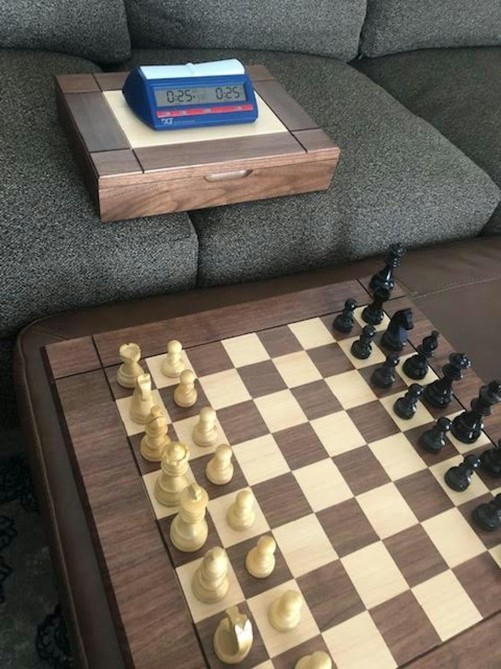 Walnut Maple Premium Hardwood Chess Box – Chess House