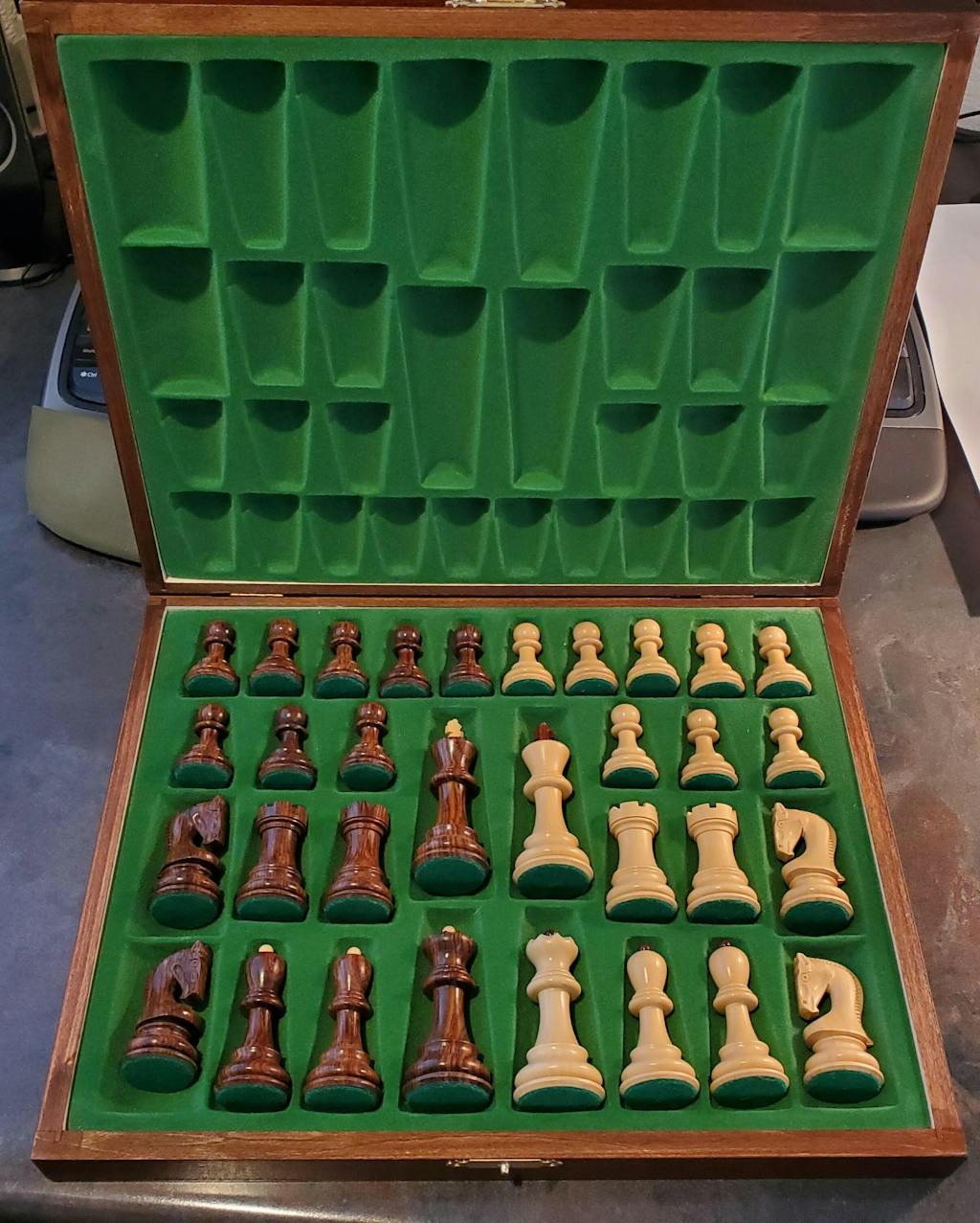Standard Flat Wood Chess Box