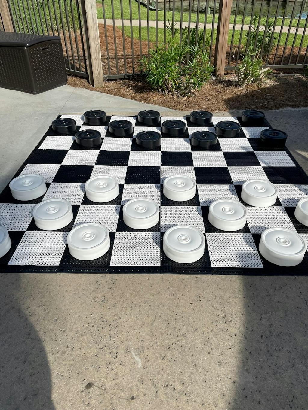Giant PVC Flex Chess Mat for Indoor or Outdoor Use