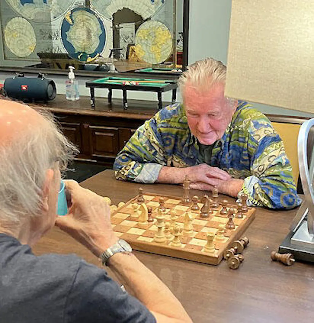 Solid Wooden Chess Set for the Blind and Visually Impaired - 3.75" Kin