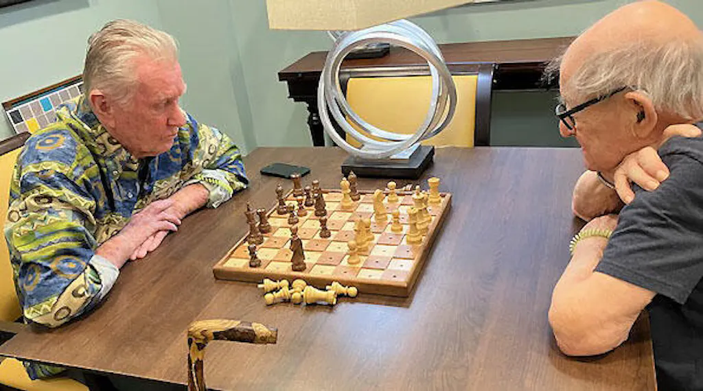 Solid Wooden Chess Set for the Blind and Visually Impaired - 3.75" Kin