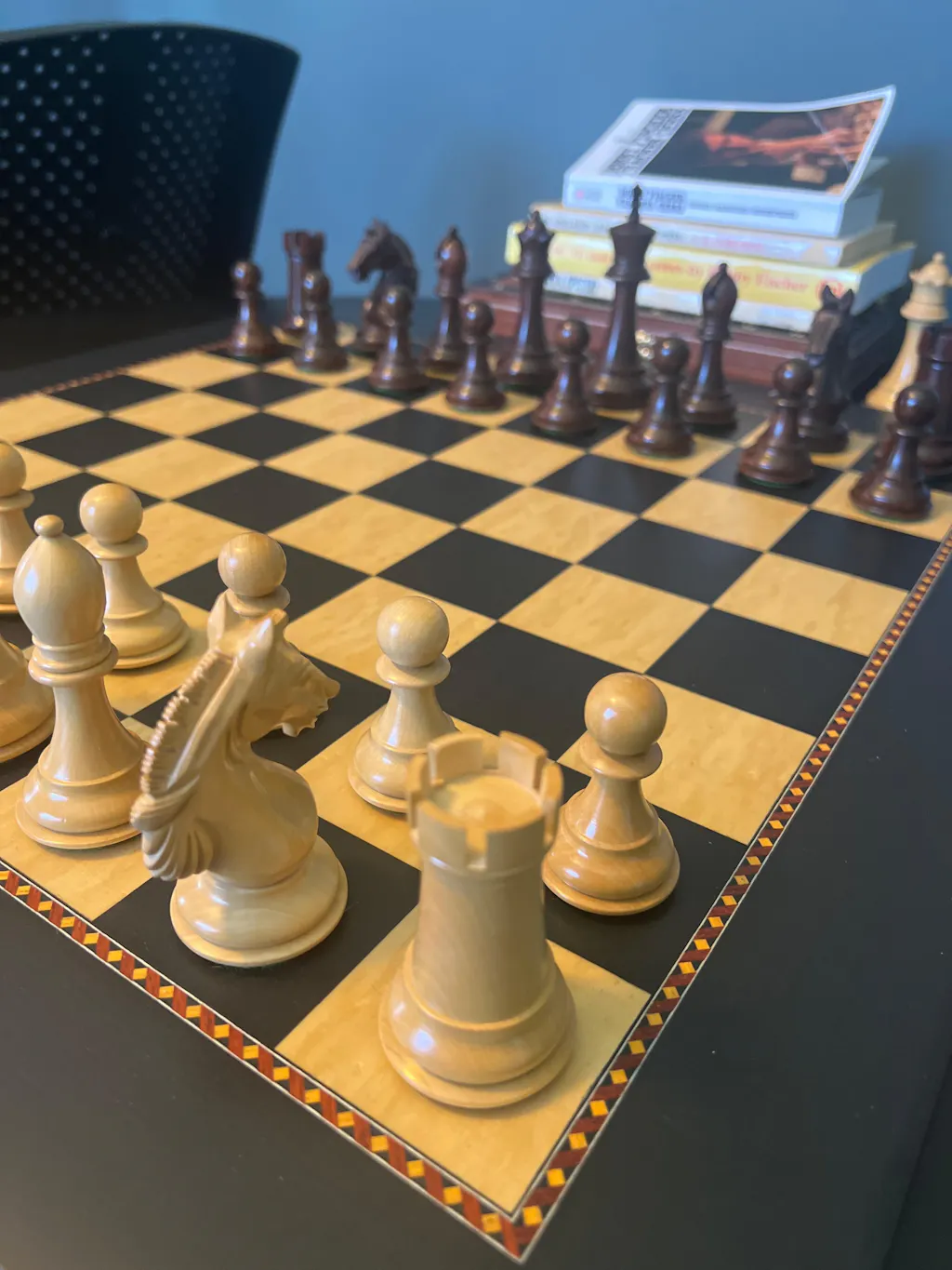 21.5" Queen's Gambit Chess Board (Original Design from Spain)