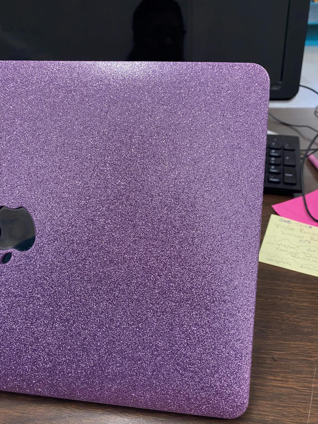 Lilac Glitter MacBook Case – Chic Geeks
