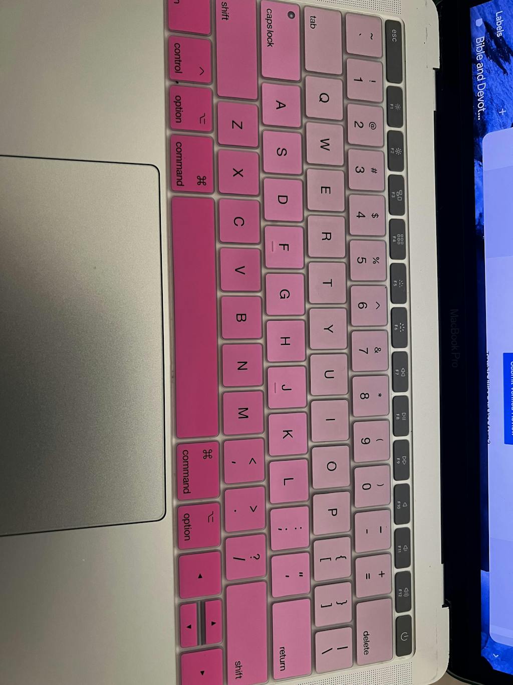 White to Pink Ombre Keyboard Cover – Chic Geeks