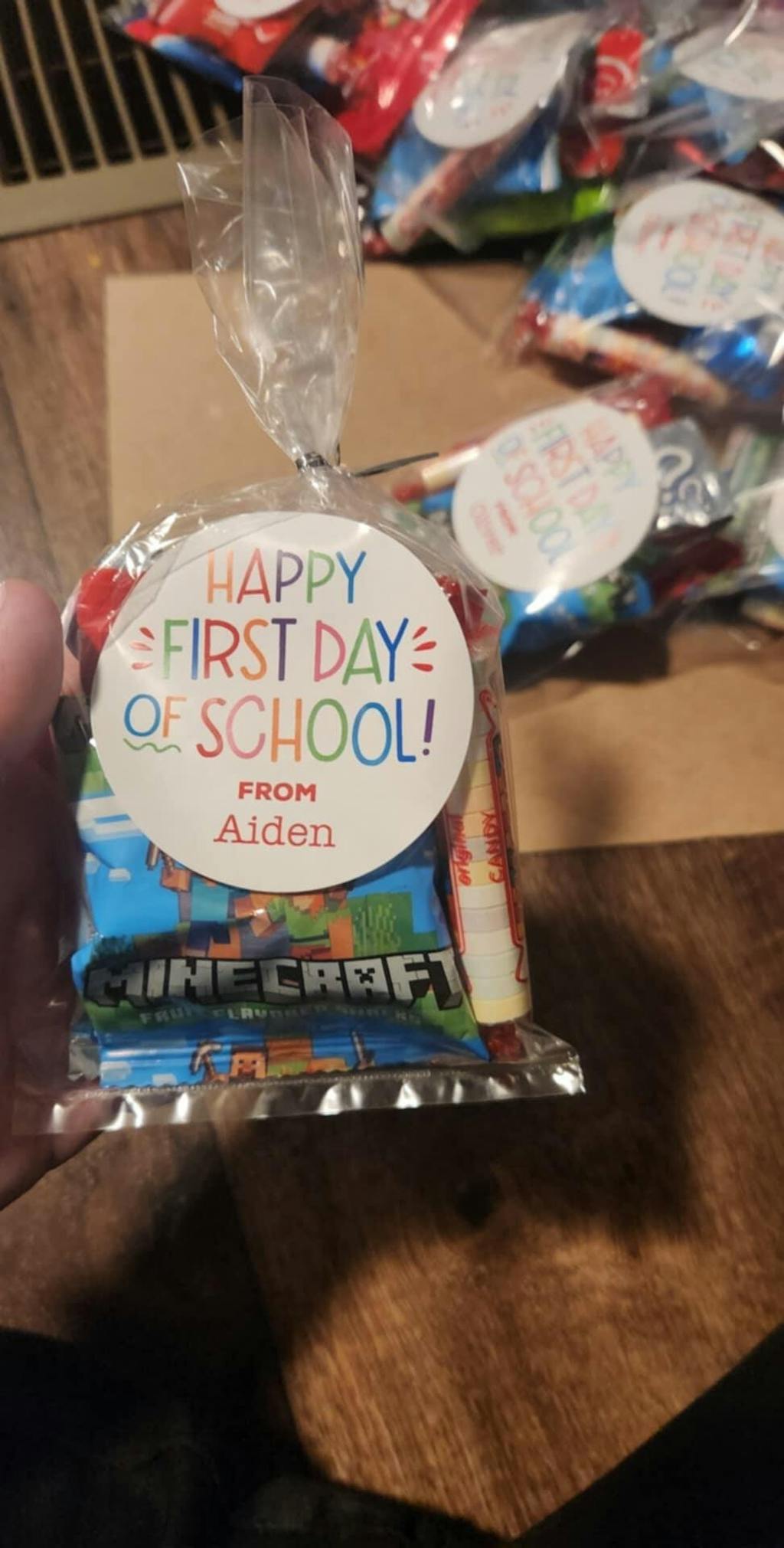 Personalized Colorful Happy First Day of School Stickers – Chickabug