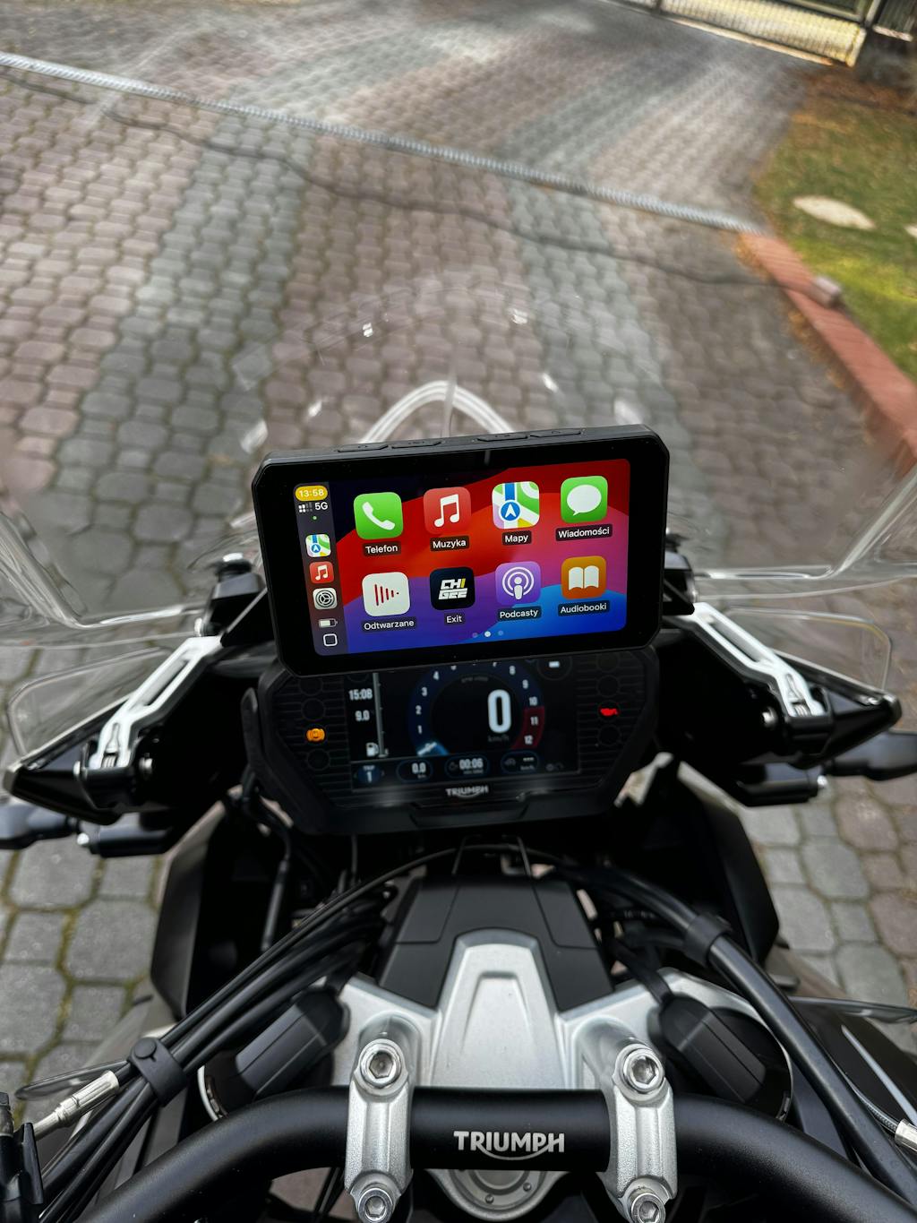 AIO-5 Lite Smart Motorcycle System | CarPlay & Android Auto