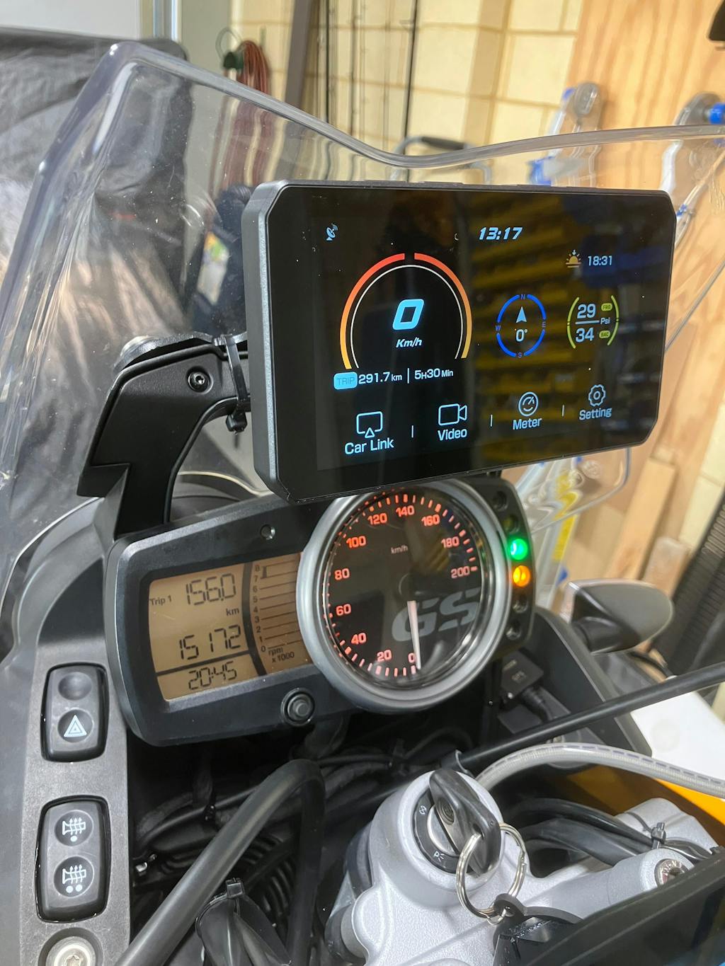 AIO-5 Lite Smart Motorcycle System | CarPlay & Android Auto