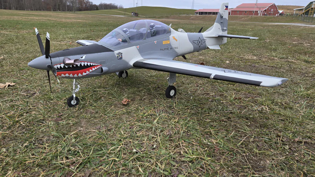 Super Tucano 1600mm RC Plane – PNF Warbird with Retracts Flaps & LED ...