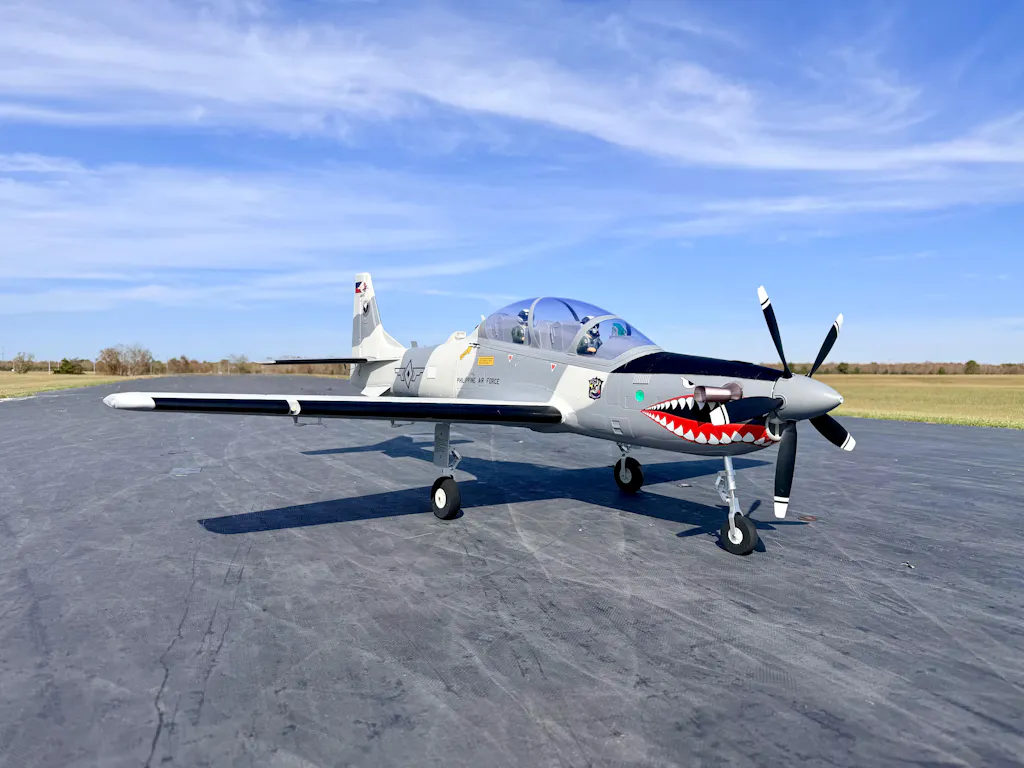 Super Tucano 1600mm RC Plane – PNF Warbird with Retracts Flaps & LED ...
