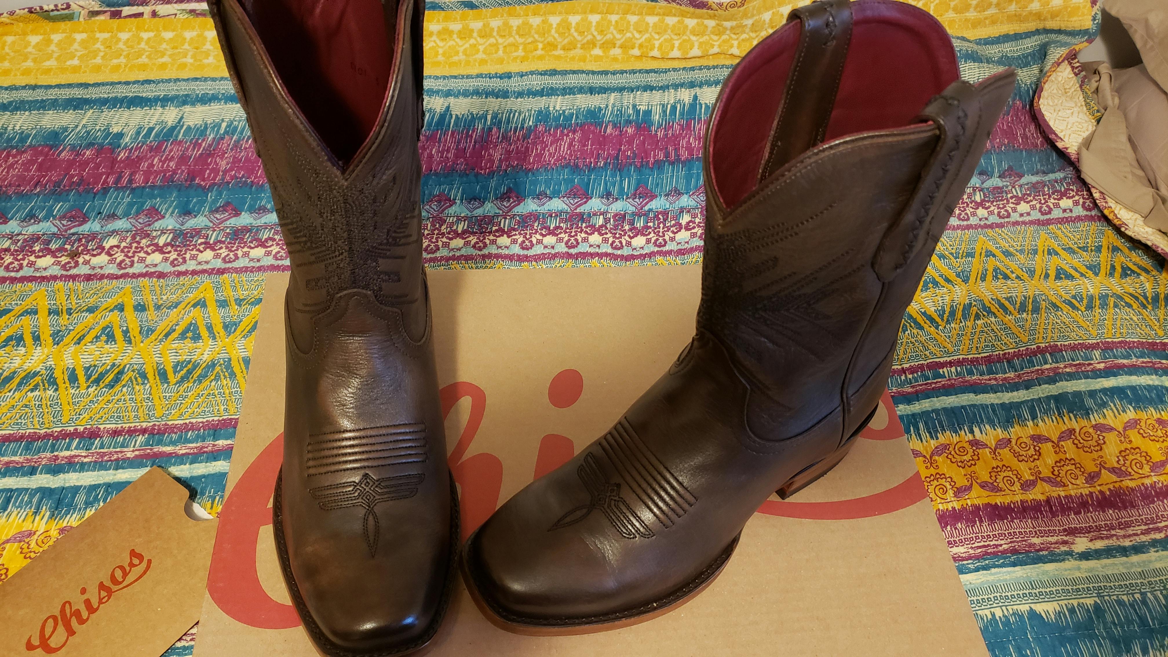 Chisos No. 2 - Men's Brush-Off Cowboy Boot – Chisos Boot Company