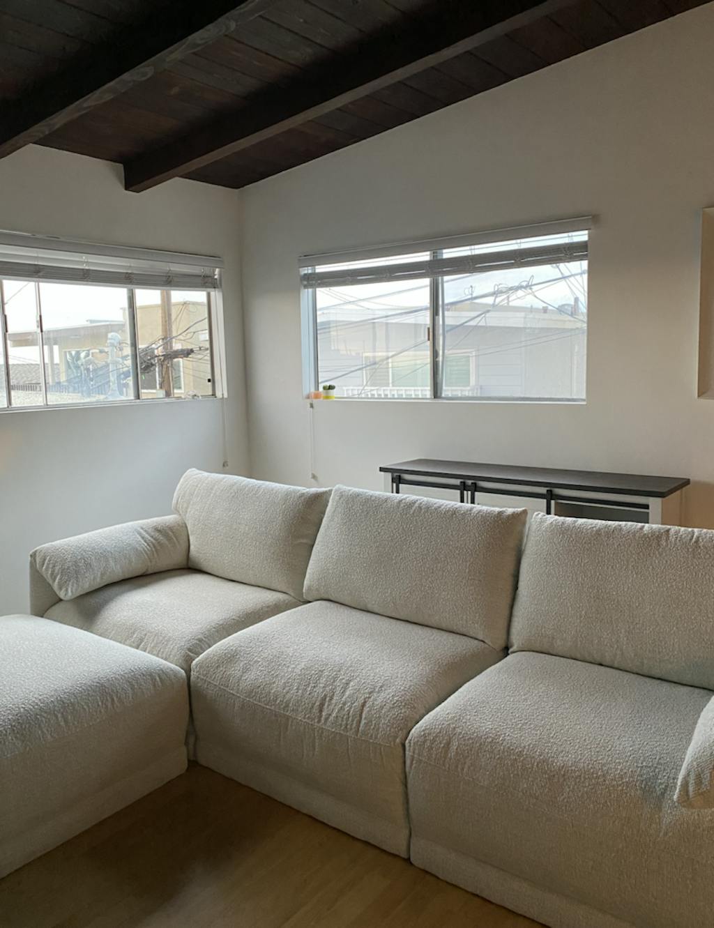 CHITA®️ Josie Performance Boucle 4-Piece Modular Sectional(115.7 ...