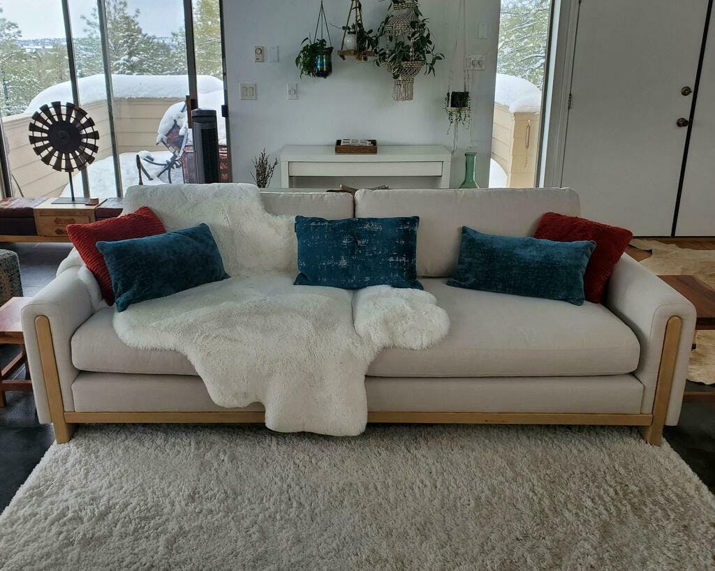 CHITA®️ Keaton Wood Base Armchair(42.5'') - chitaliving.com – CHITA LIVING