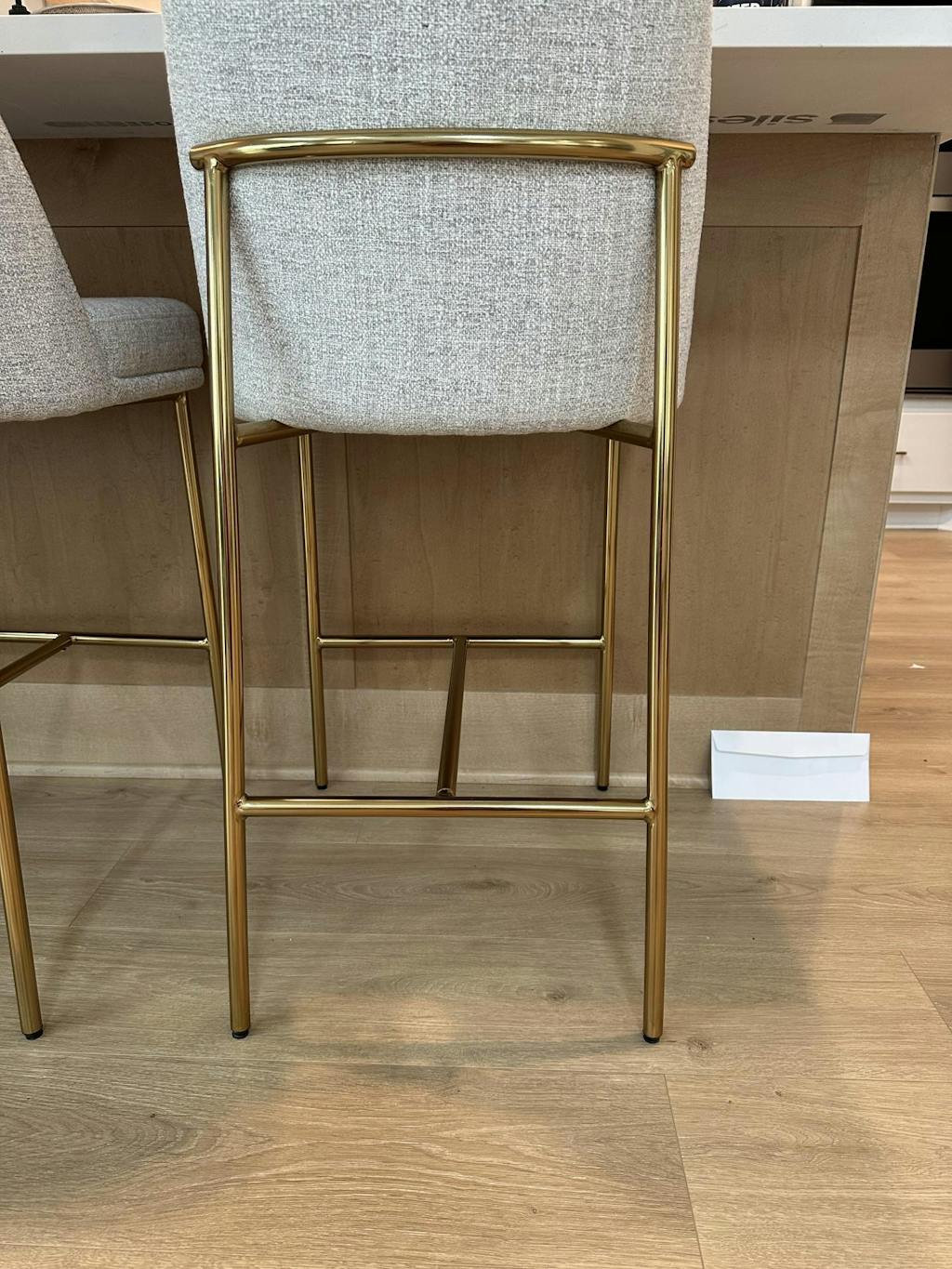 Golda Counter Stool Set | Sleek Metal Base Design – CHITA LIVING