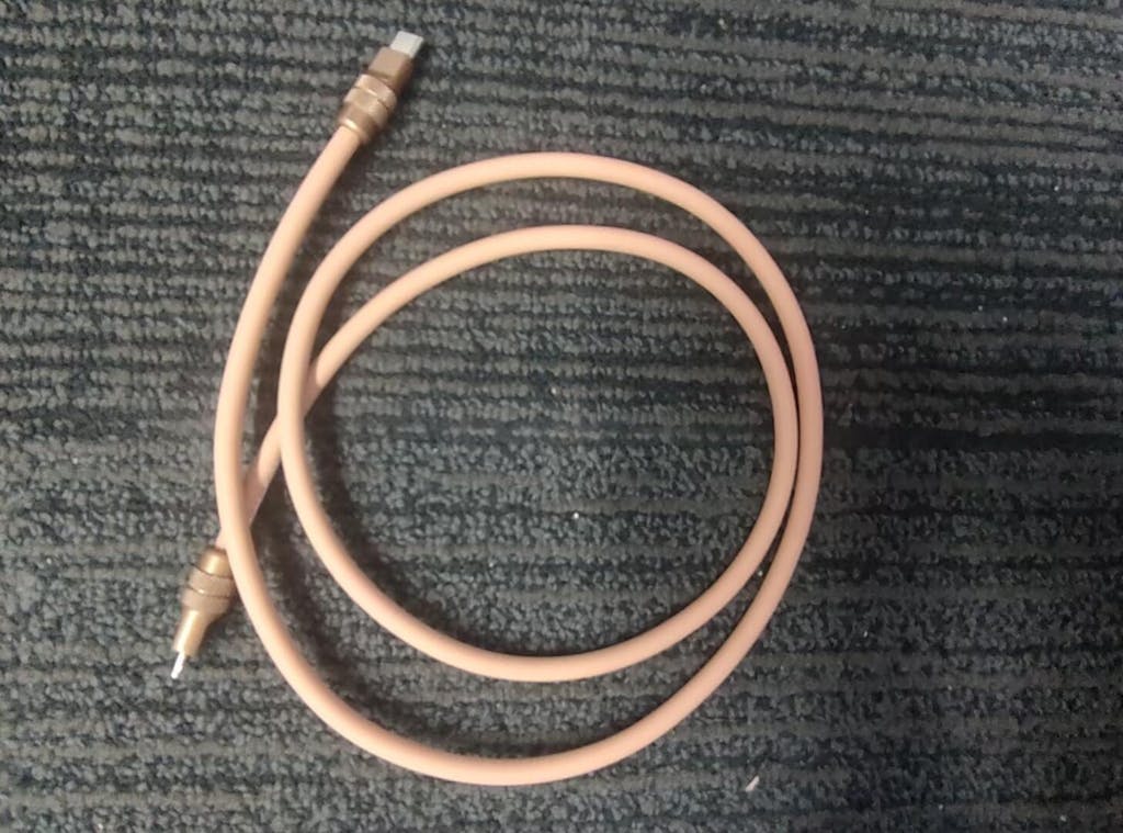 "Desert Titanium" Luxury Gold Charging Cable for iPhone 16 ProMax ...