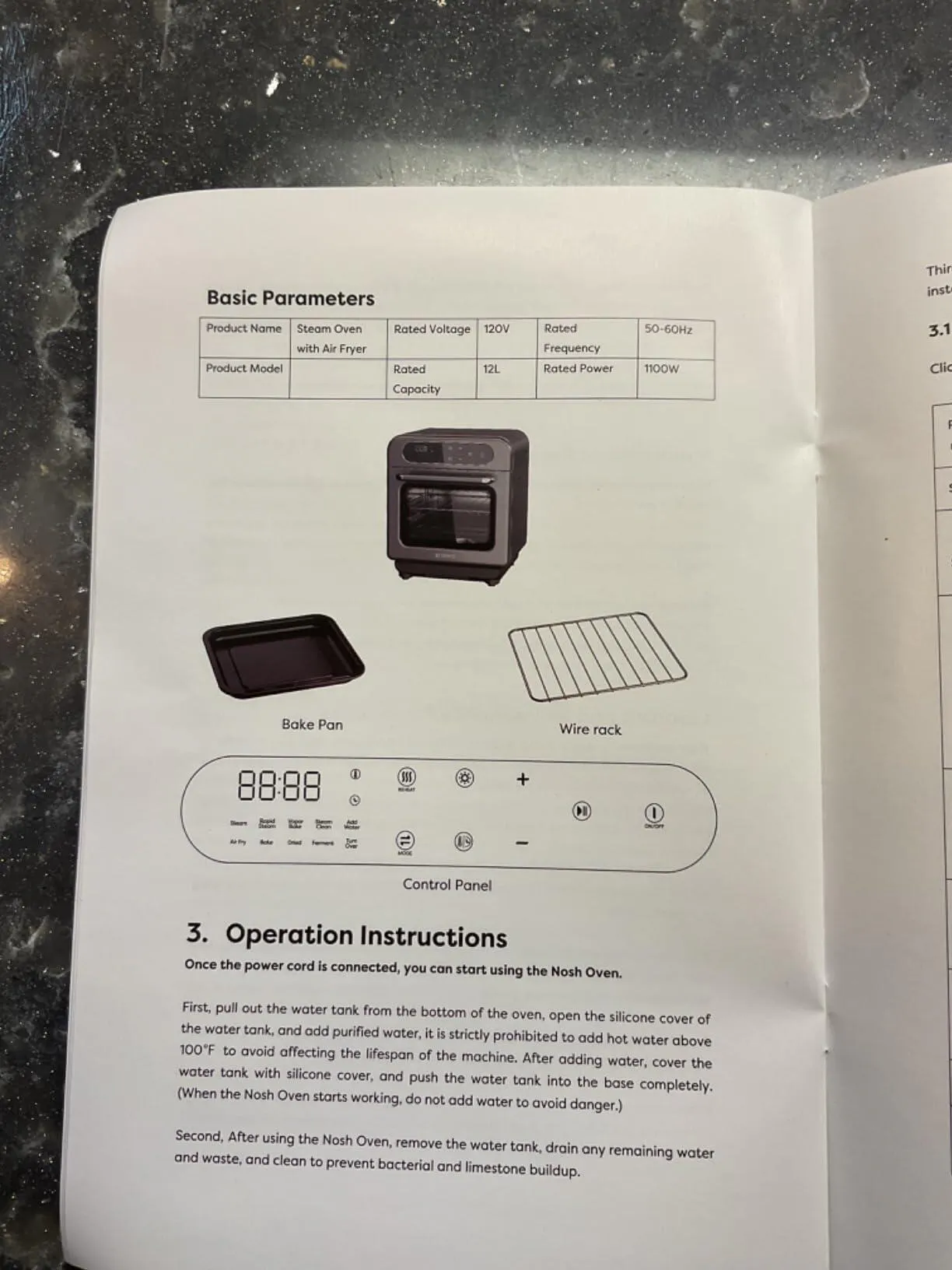 Ciarra Nosh Oven | 8-in-1 Steam Oven with Air Fryer | Ashy Cloud ...