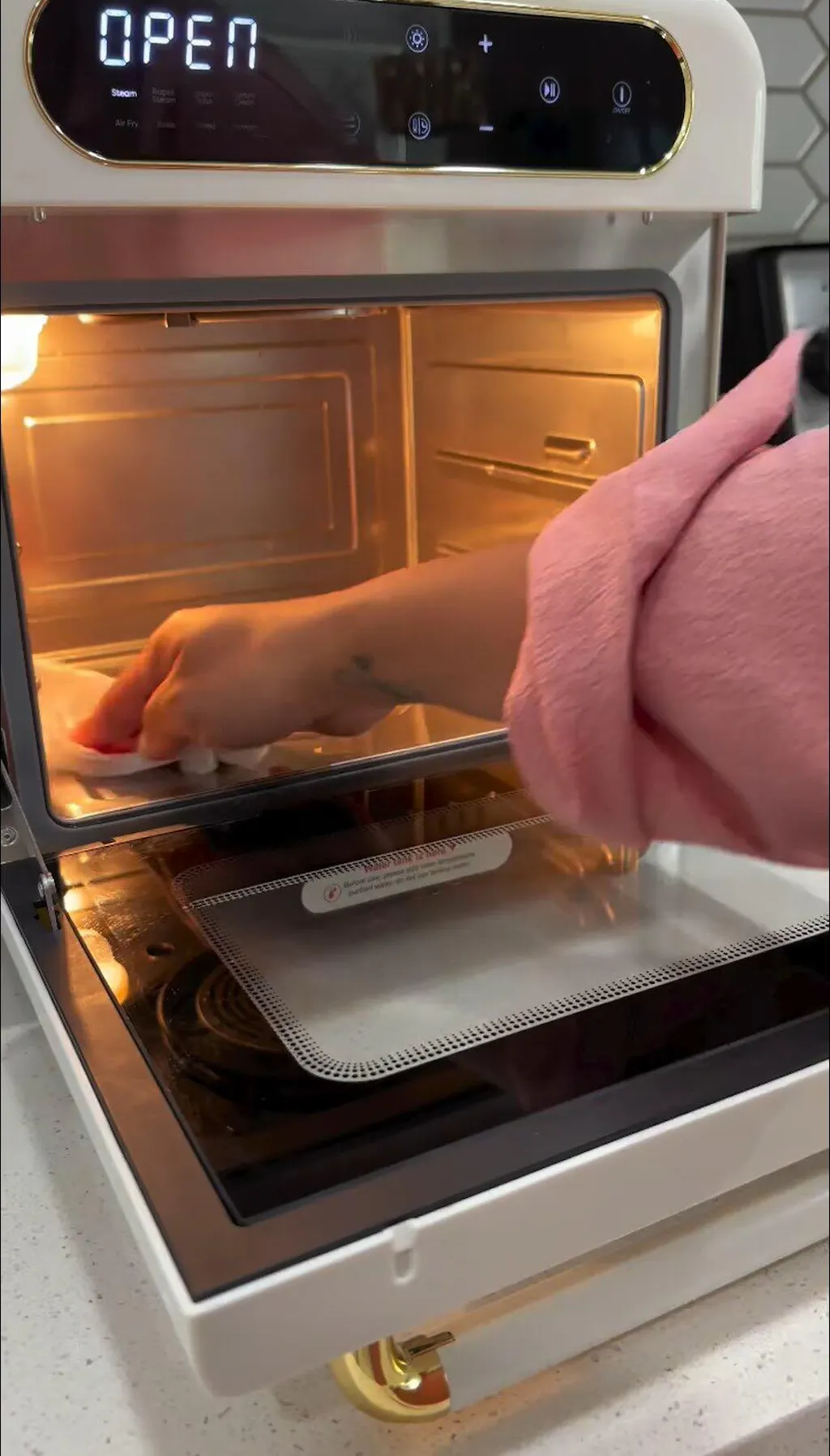 Ciarra Nosh Oven | 8-in-1 countertop oven Steam Air Fryer Oven, Wall ...