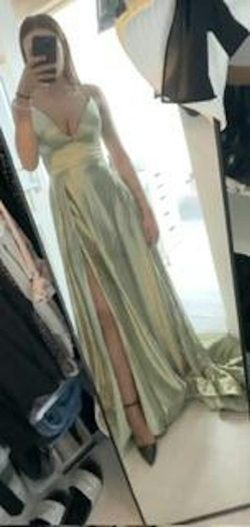 Jennifer Fendue Bretelles Spaghetti Satin Doux Robes Demoiselle d'Honn