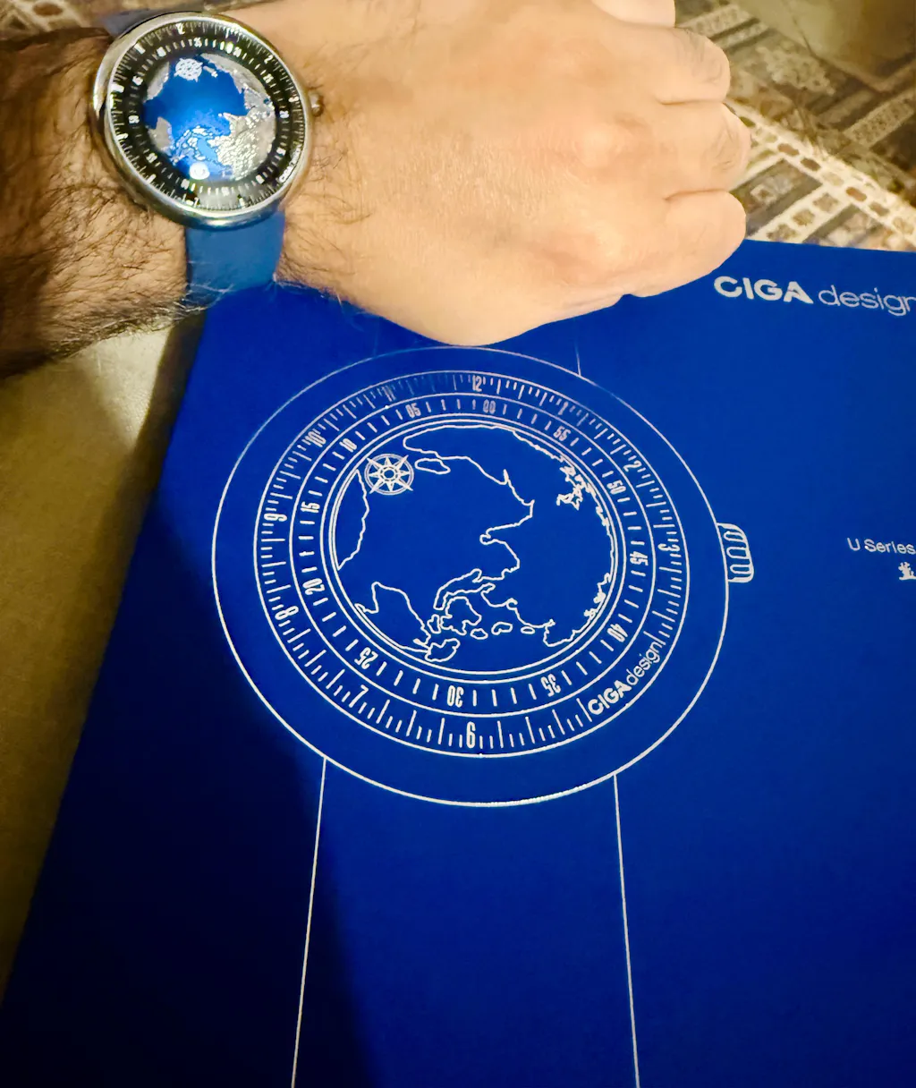 Blue Planet II · Atlantic Ocean-Inspired Automatic Watch – CIGA design