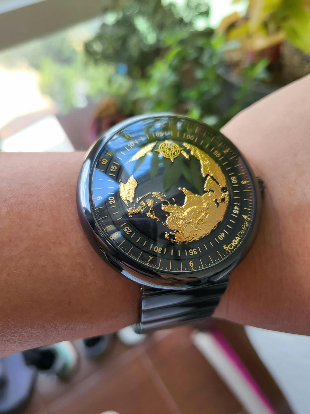 CIGA design Mechanical Watch Blue Planet II·Gilded Age