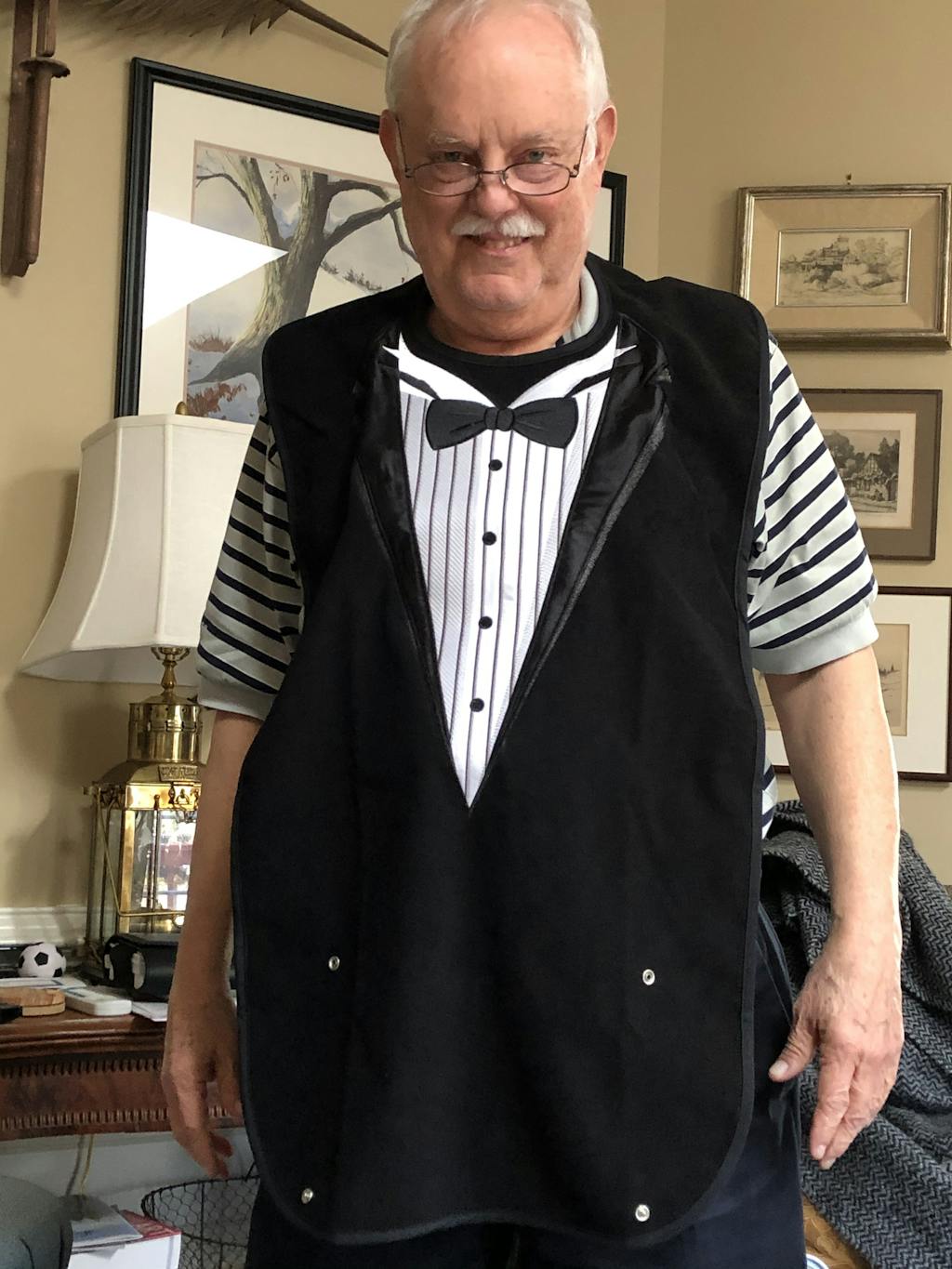 Men's Dress 'n Dine™ Adult Bib: Tuxedo Design – Classy Pal