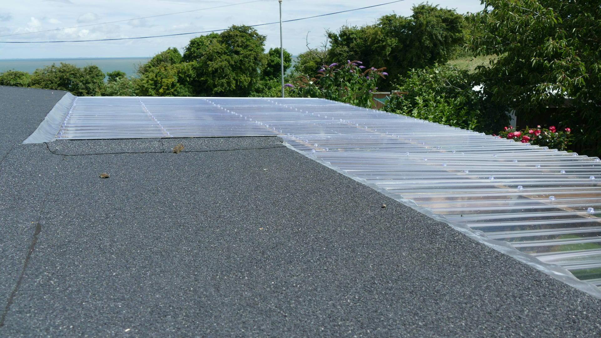 Corrapol Stormproof Corrugated Roof Sheet | Clear Amber Shop