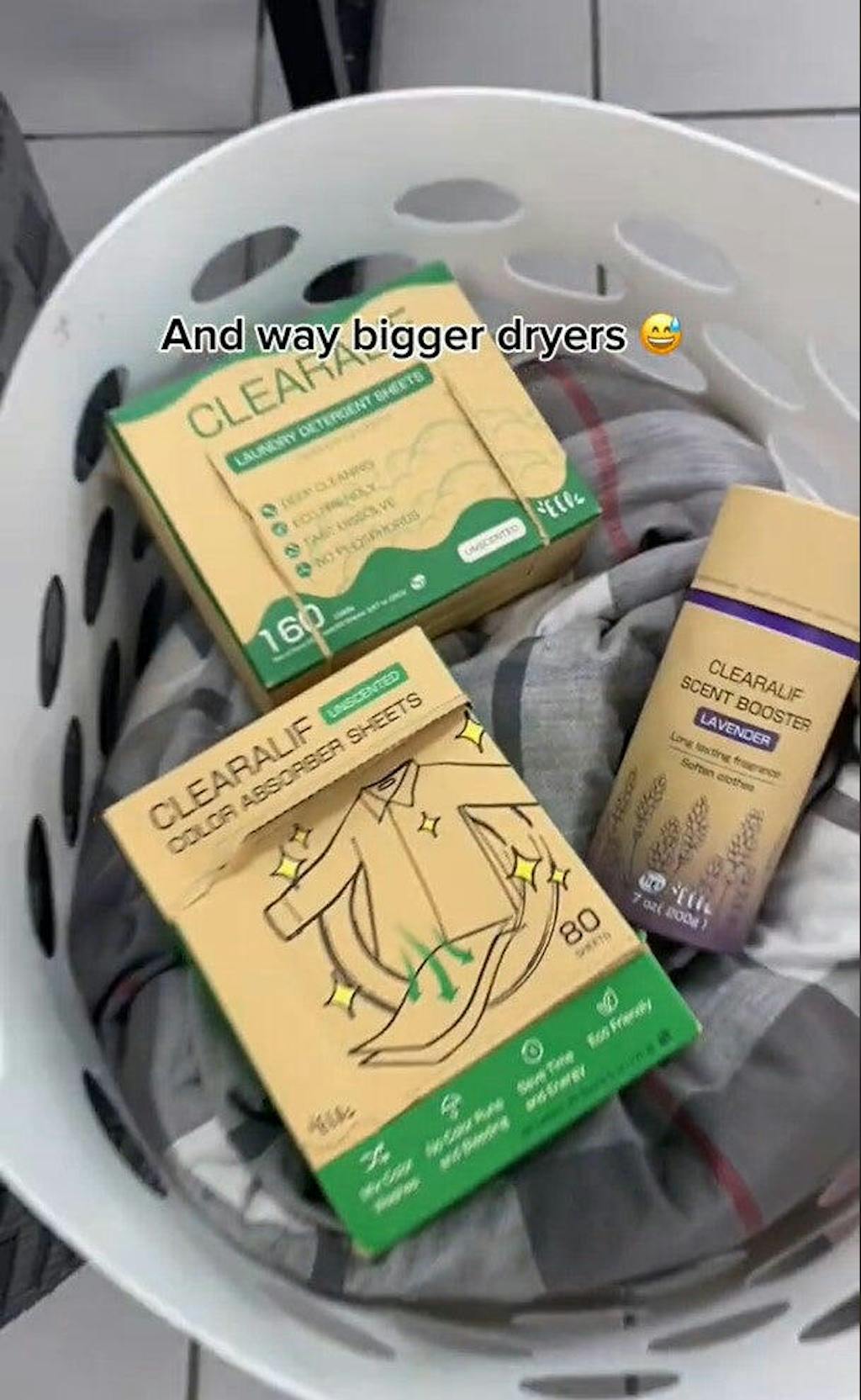 CLEARALIF Laundry Detergent Sheets Unscented