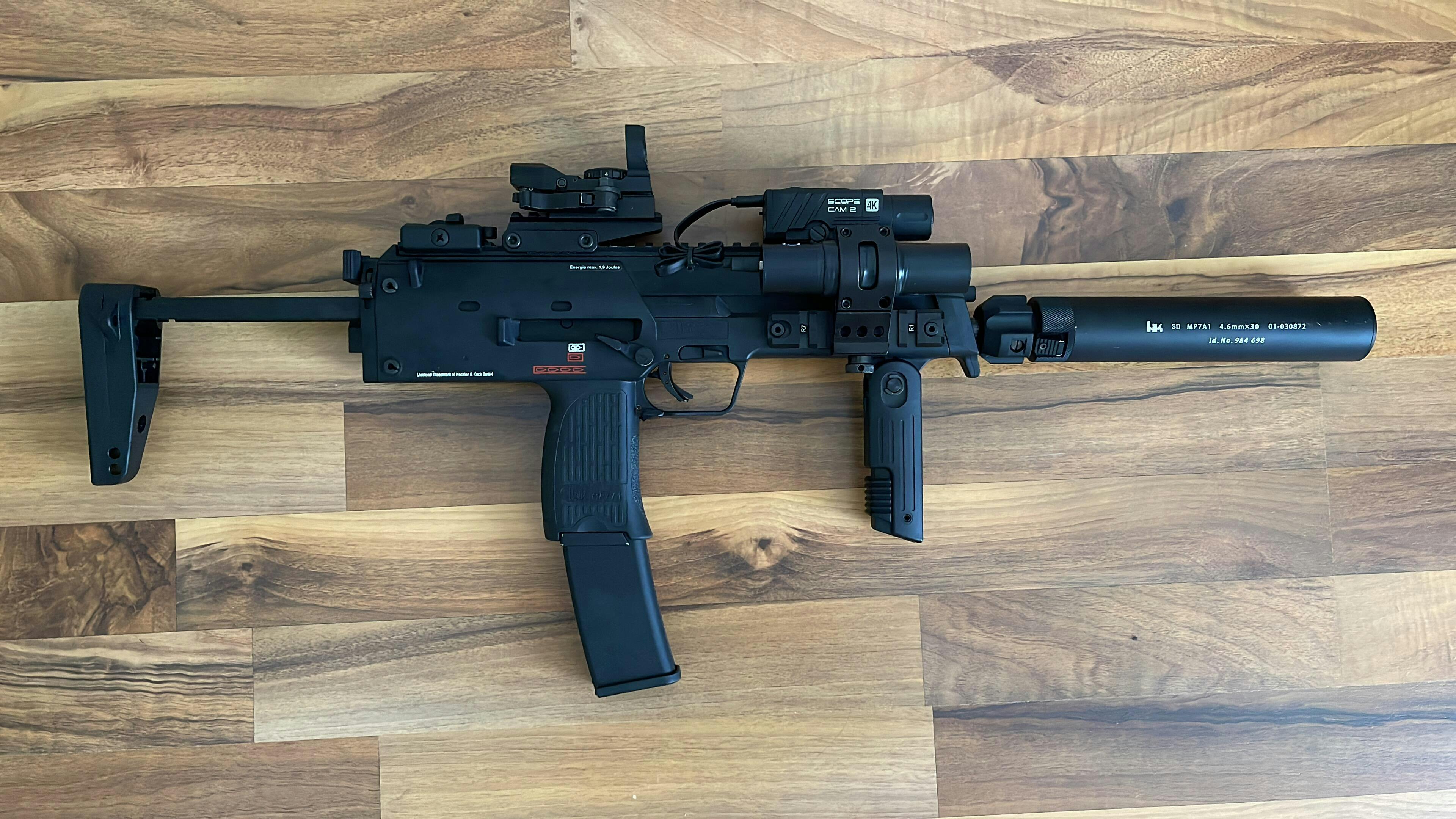 VFC MP7 GBB Backplate Assembly – Clutch Precision