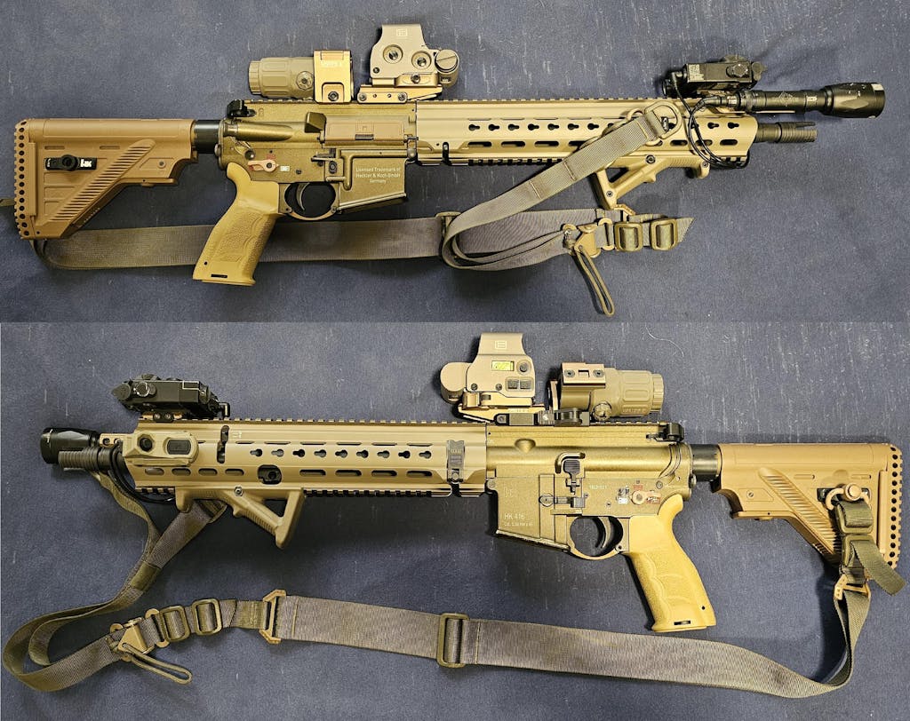 HK416 G95K Handguard 14 Inch Long with QD Mount – Clutch Precision