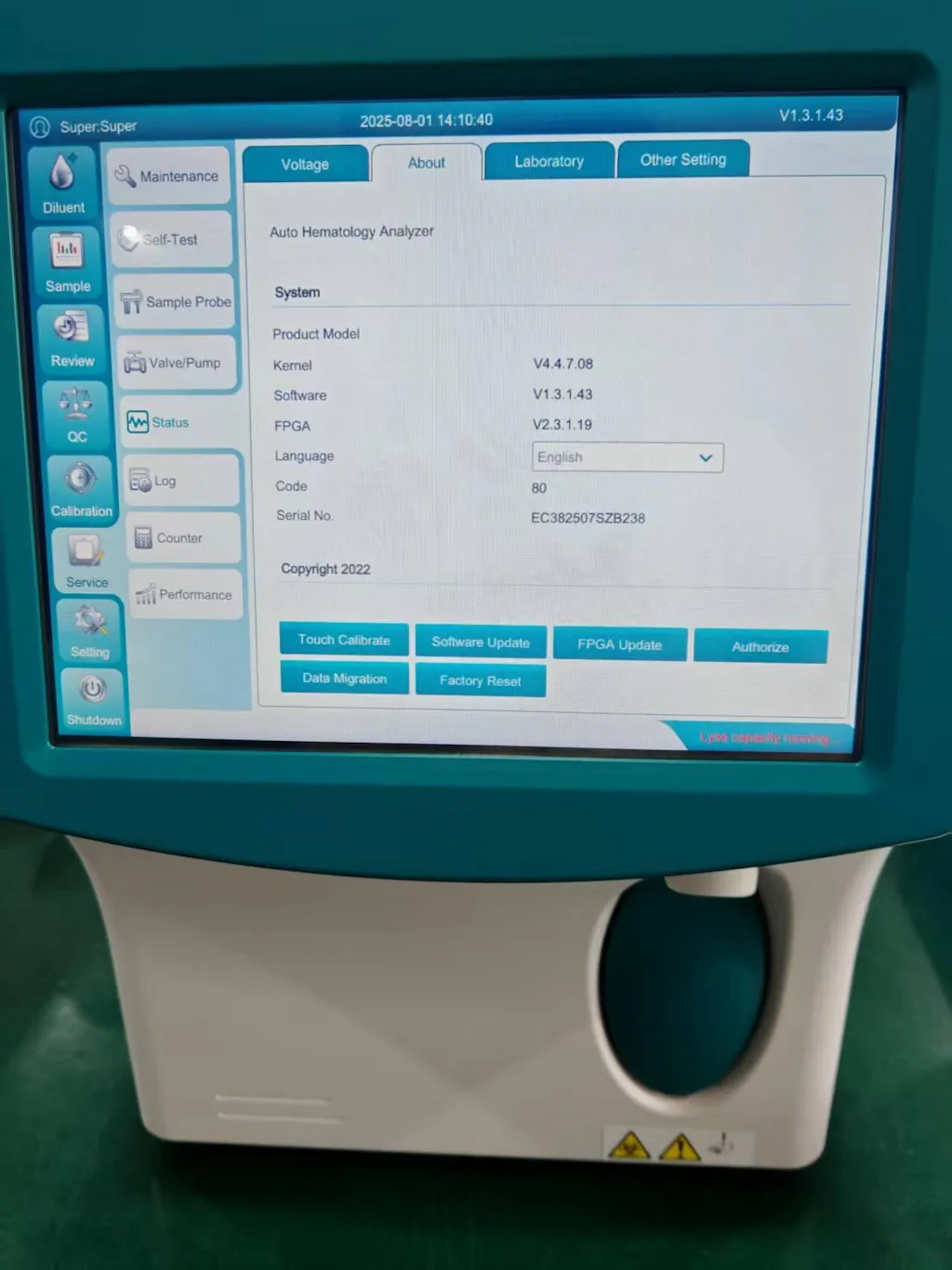 3-Part Blood Cell Counter CBC Hematology Analyzer – Cn-Meditech