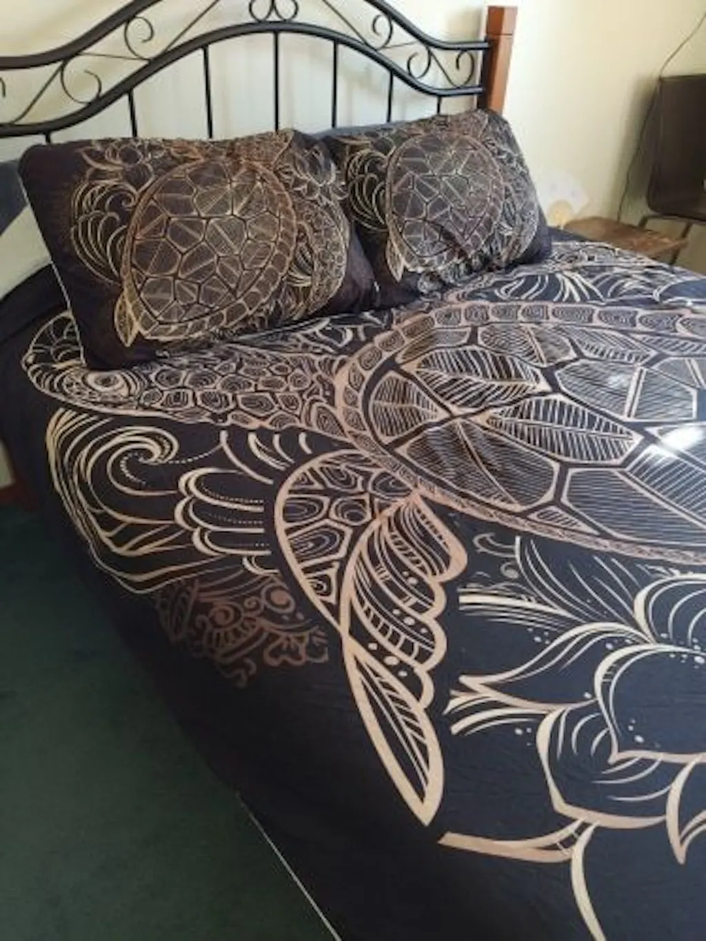 The Original Golden Lotus Bedding Set - Coastal Passion Beachy Bedroom
