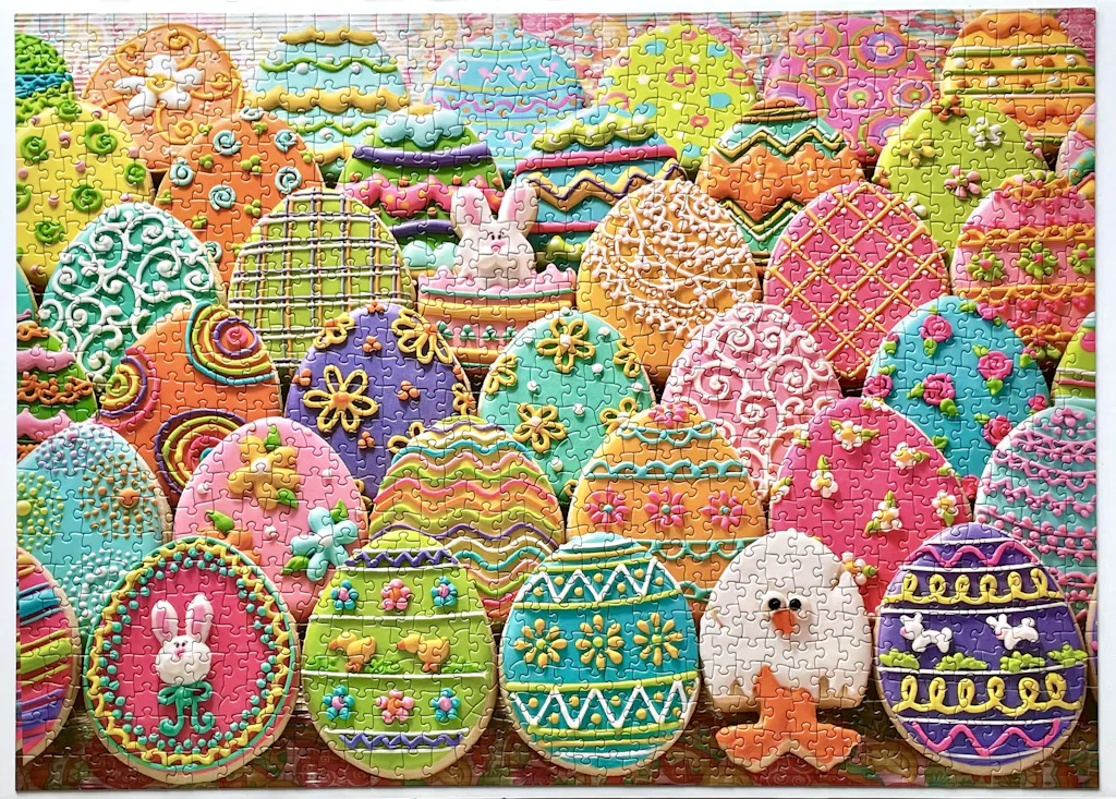 Easter Eggs 1000 piece jigsaw| 40123 |Cobble Hill Puzzles Official Website