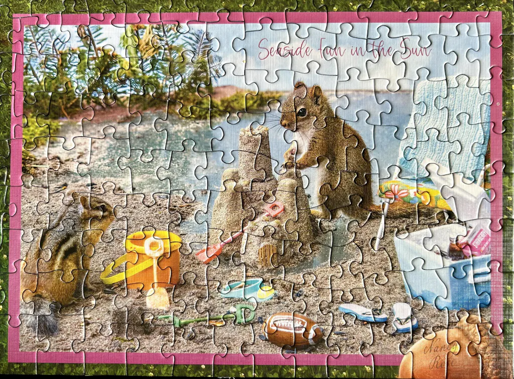 Squirrels on Vacation 1000 piece jigsaw| 40256 |Cobble Hill Puzzles ...