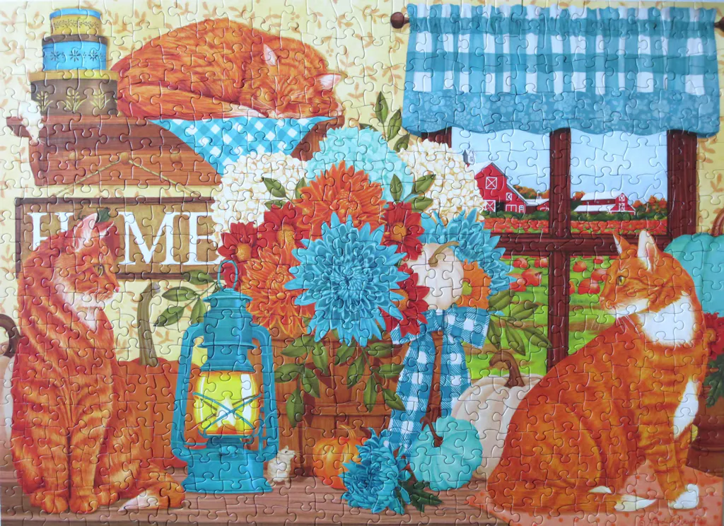 Pumpkin Patch Cats 500 piece jigsaw| 45075 |Cobble Hill Puzzles ...