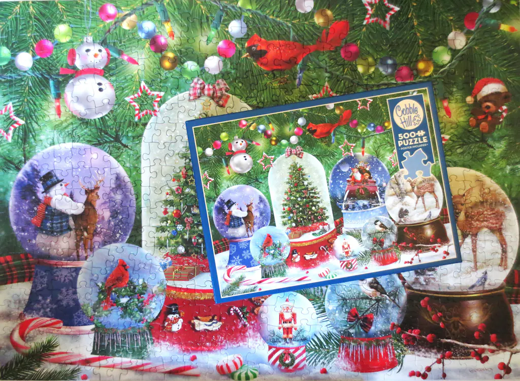 Snow Globes 500 piece jigsaw| 45077 |Cobble Hill Puzzles Official Website