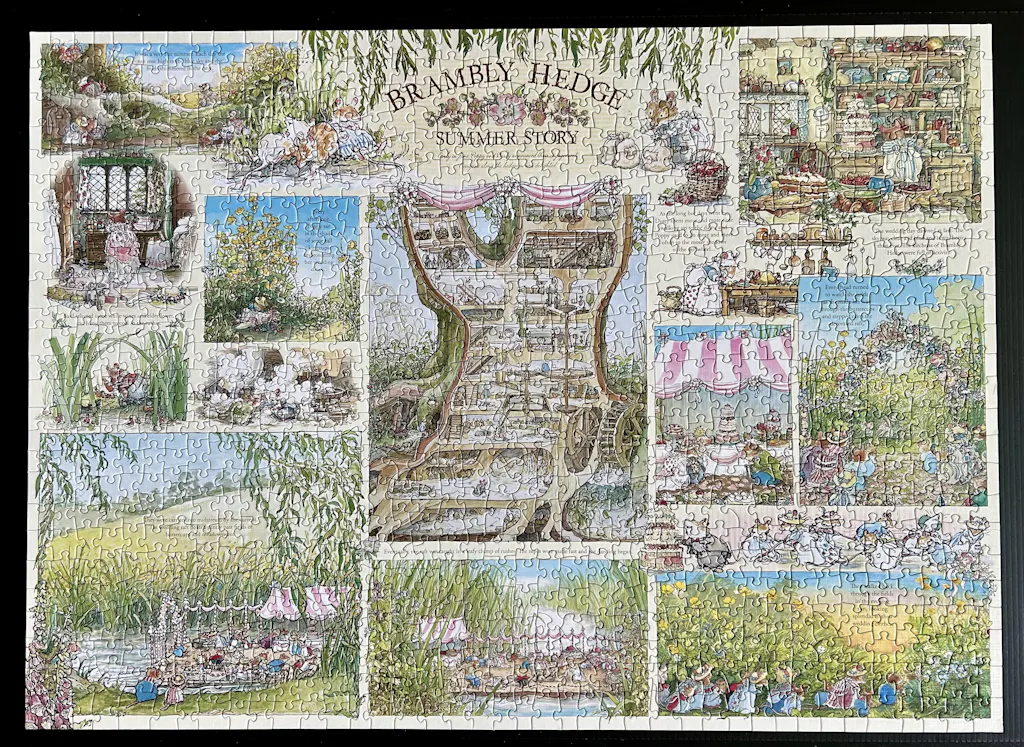 Brambly Hedge Summer Story 1000 piece jigsaw| 40016 |Cobble Hill ...